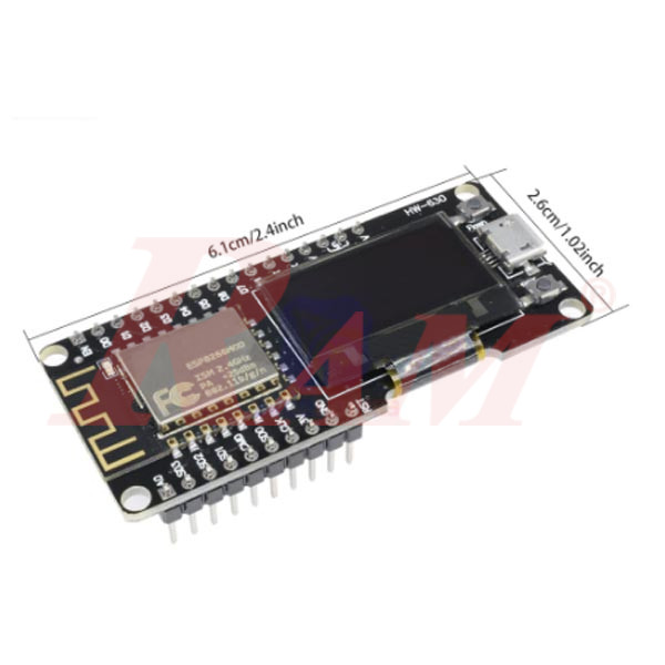 Nodemcu With 0 96 Oled Based On Esp8266 Ram Electronics Website